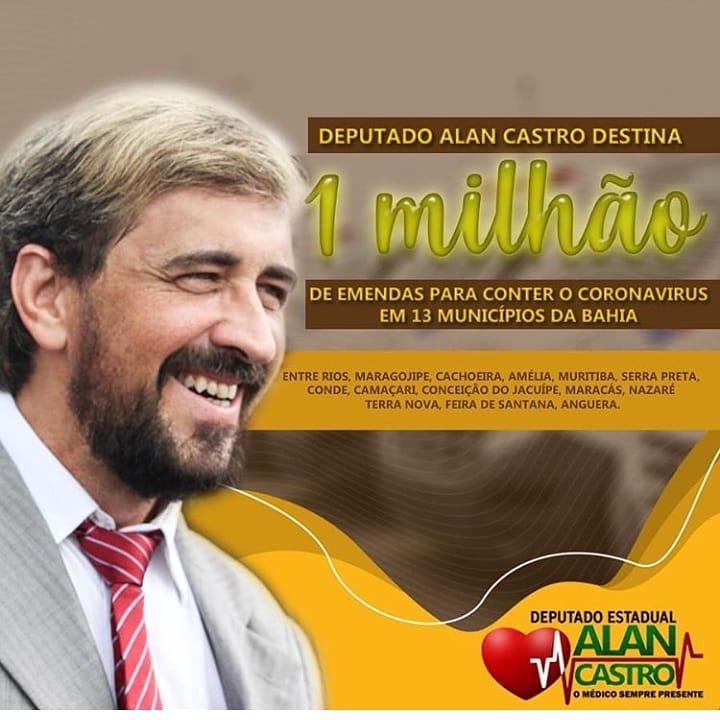 Dep. Alan Castro, a pedido do Vereador Moises de Nirete destina 50 mil ...